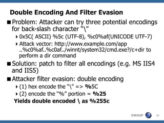 Encoded Attacks And Countermeasures | PPT