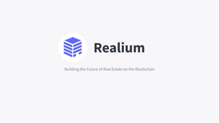 Realium pitch deck | PDF
