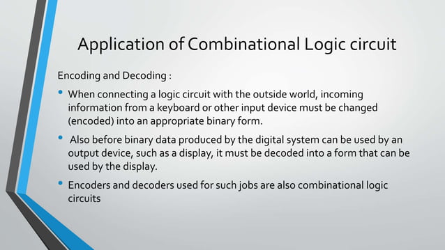 Encoder-and-decoder.pptx | Programming Languages | Computing