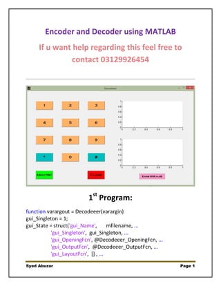 Encoder + decoder | PDF