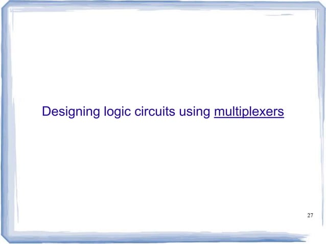 Encoder, decoder, multiplexers and demultiplexers | PPT | Operating ...