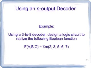 Encoder, decoder, multiplexers and demultiplexers | PPT