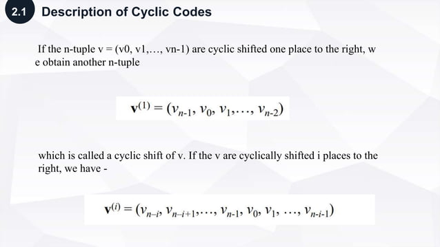Encoder For 73 Cyclic Code Using Matlab Pptx Programming