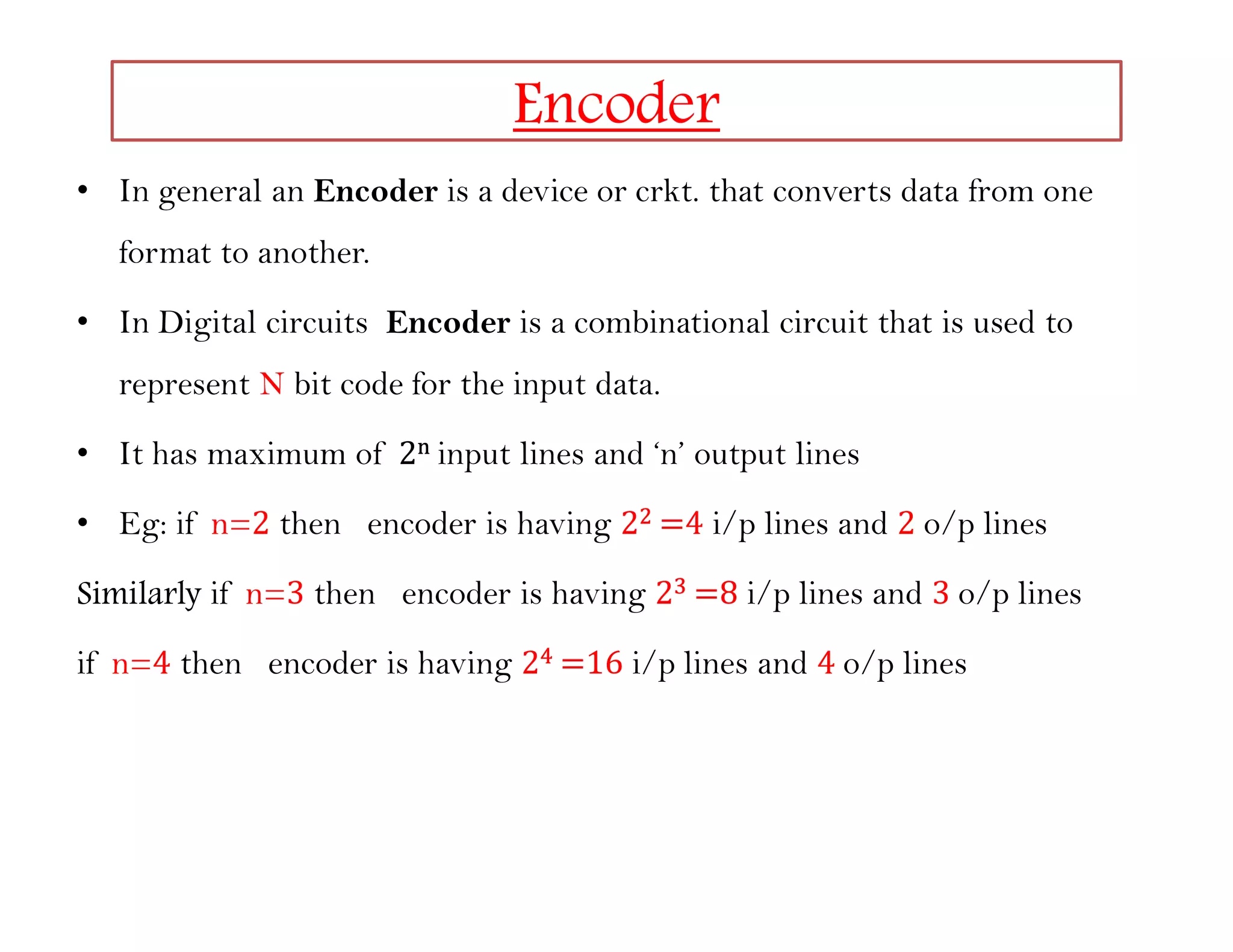 Encoders and types of encodrs | PPT