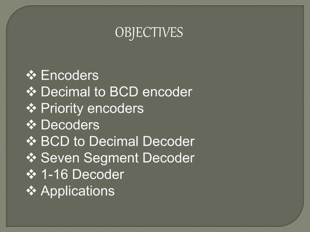 Encoders and decoders | PPTX | Programming Languages | Computing