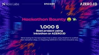 Scaffold your dApp with ink!athon | PPT