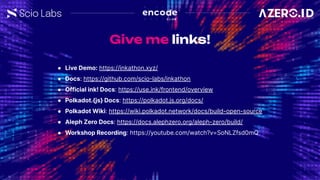 Scaffold your dApp with ink!athon | PPT