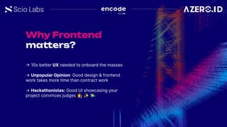 Scaffold your dApp with ink!athon | PPT