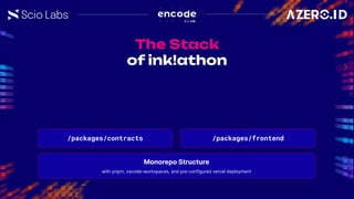 Scaffold your dApp with ink!athon | PPT