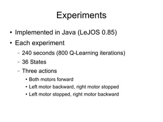Encoding Robotic Sensor States for Q-Learning using the | PPT