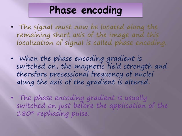 Encoding and image formation | PPTX