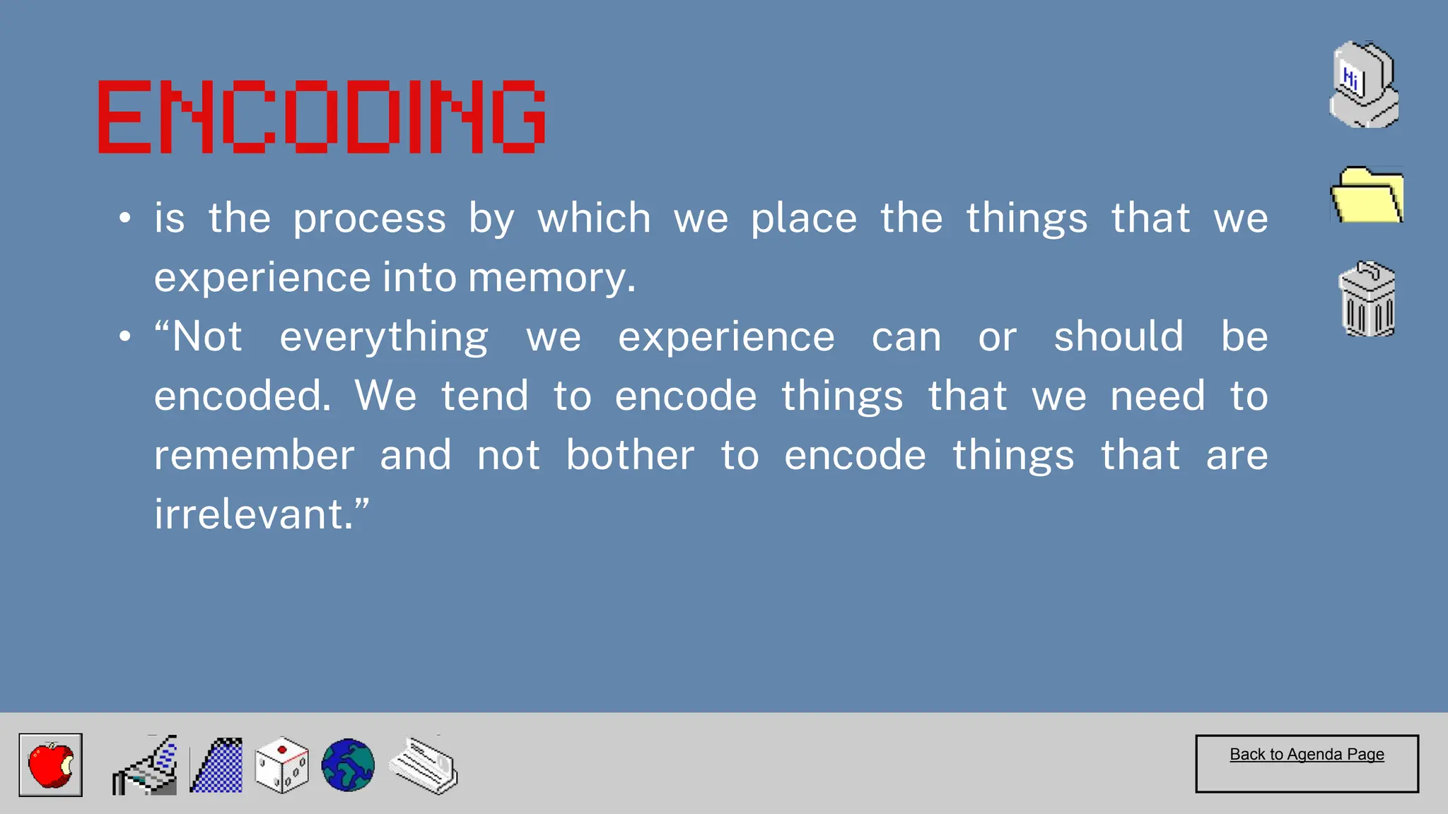 Memory and Cognition: Encoding and Storage.pptx