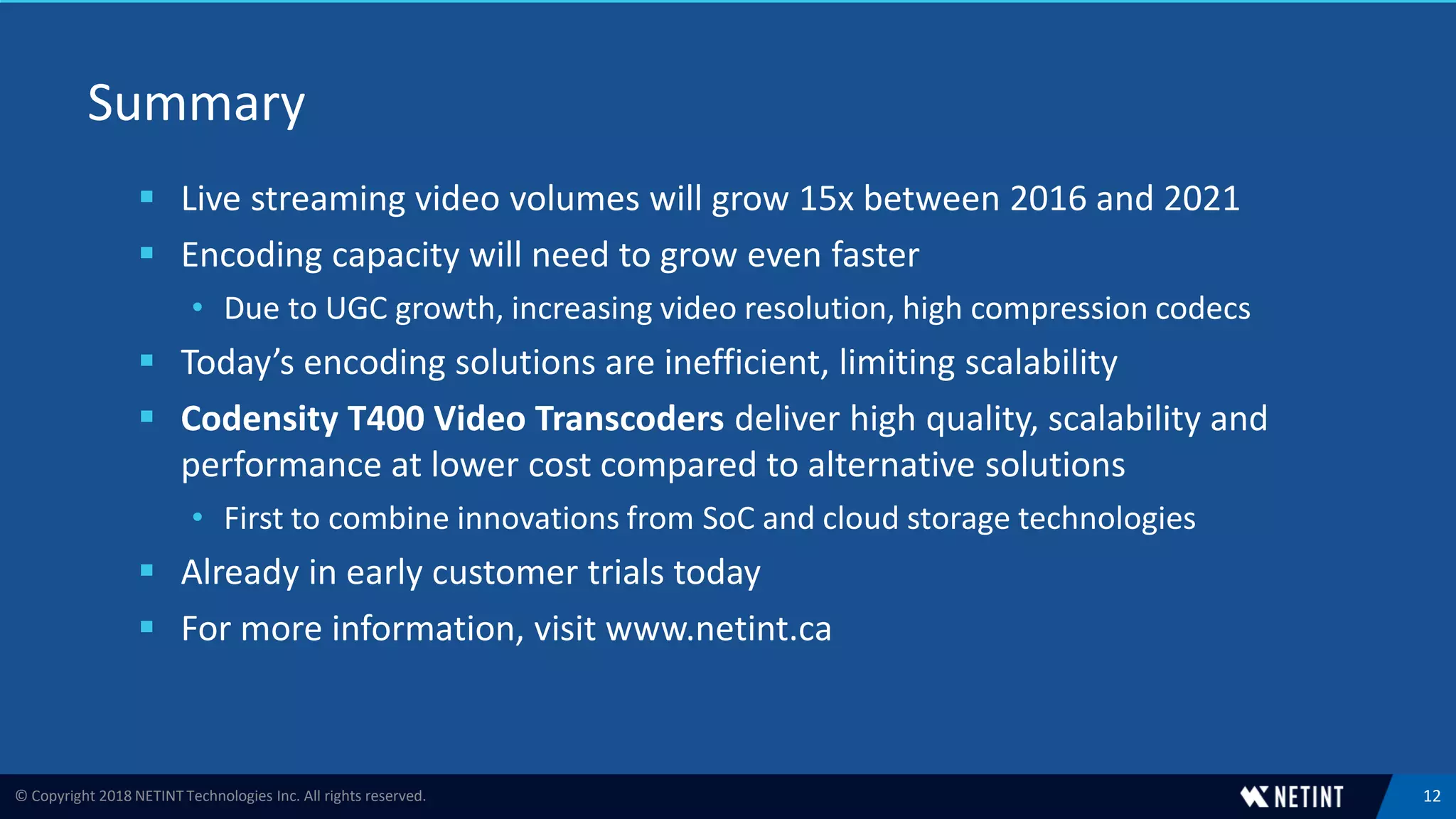 Encoding at Scale for Live Video Streaming | PDF