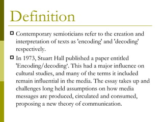 Encoding And Decoding