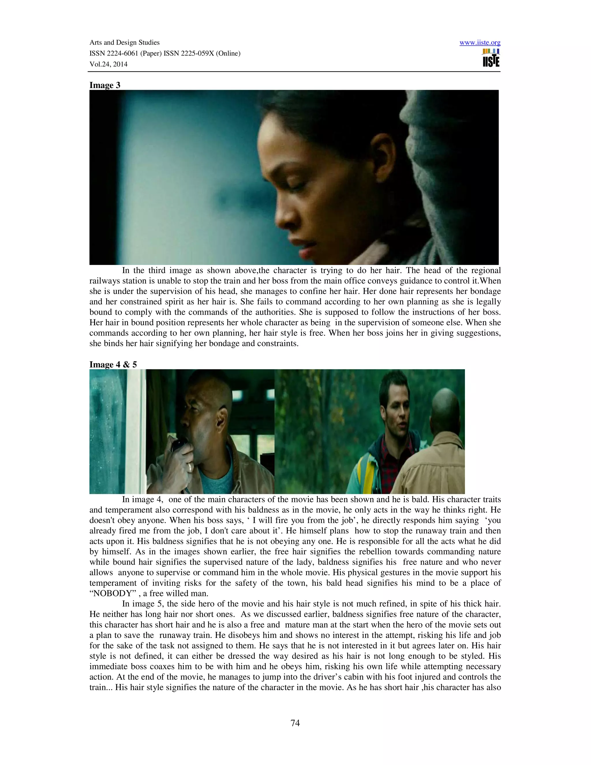 Encoding signifieds of hairstyles in the movie ‘unstoppa | PDF