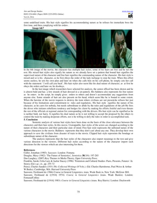 Encoding signifieds of hairstyles in the movie ‘unstoppa | PDF