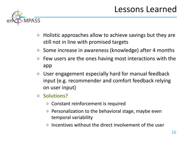 Designing an integrated socio-technical behaviour change system for energy saving | PPT