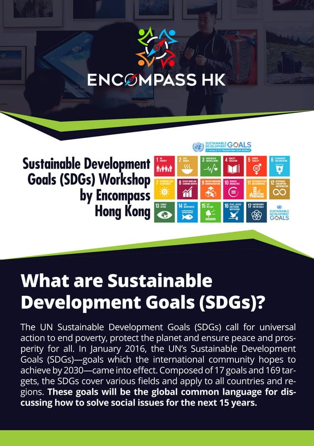 Encompass Hong Kong SDGs workshops | PDF