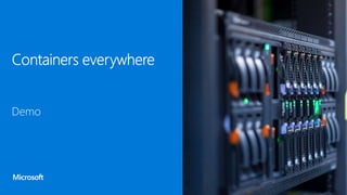 Containers in the Microsoft ecosystem | PPTX | Operating Systems | Computer Software and ...