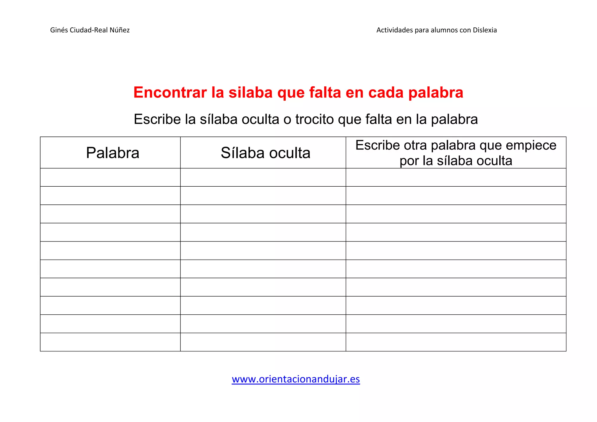 Encontrar la-silaba-que-falta-dilexia | PDF