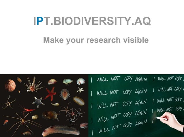 Biodiversity informatics for Polar Regions - how to transform data into ...