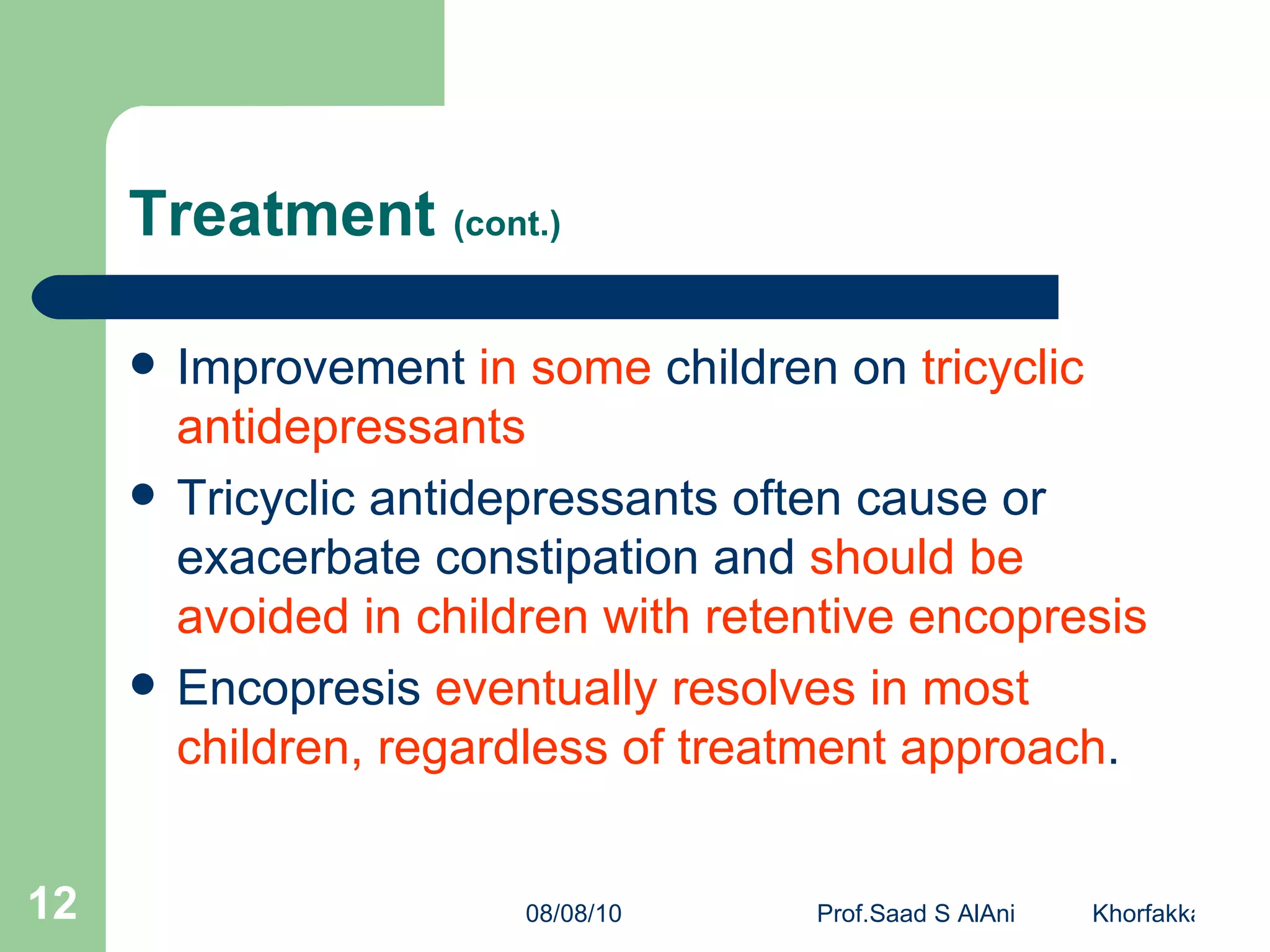 Encopresis | PPT