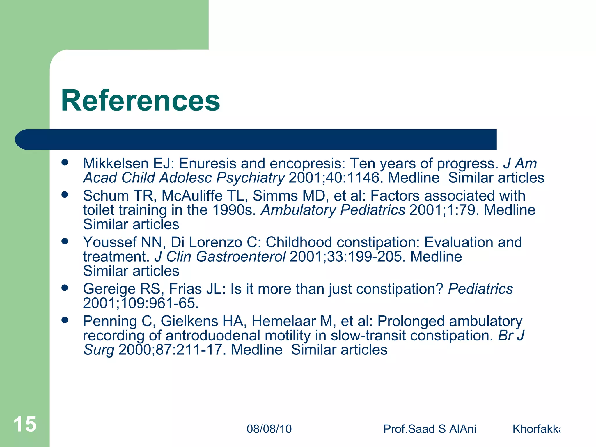 Encopresis | PPT