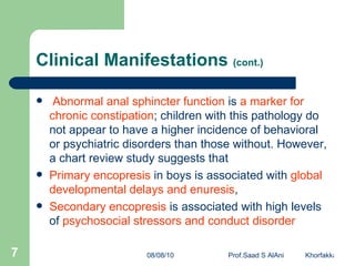 Encopresis | PPT