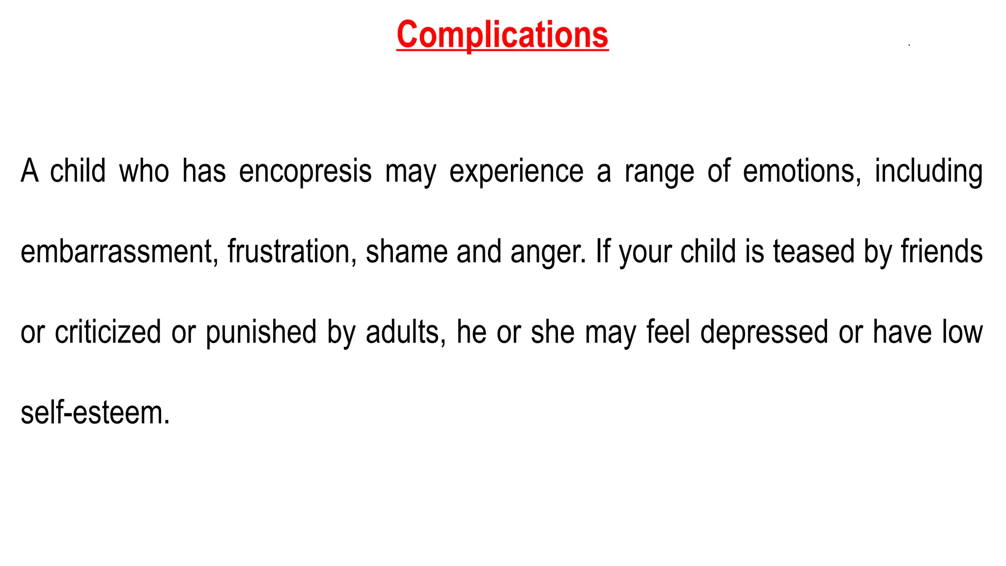 encopresis.pptx topic subject pediatric for bsc nursing student | PPTX