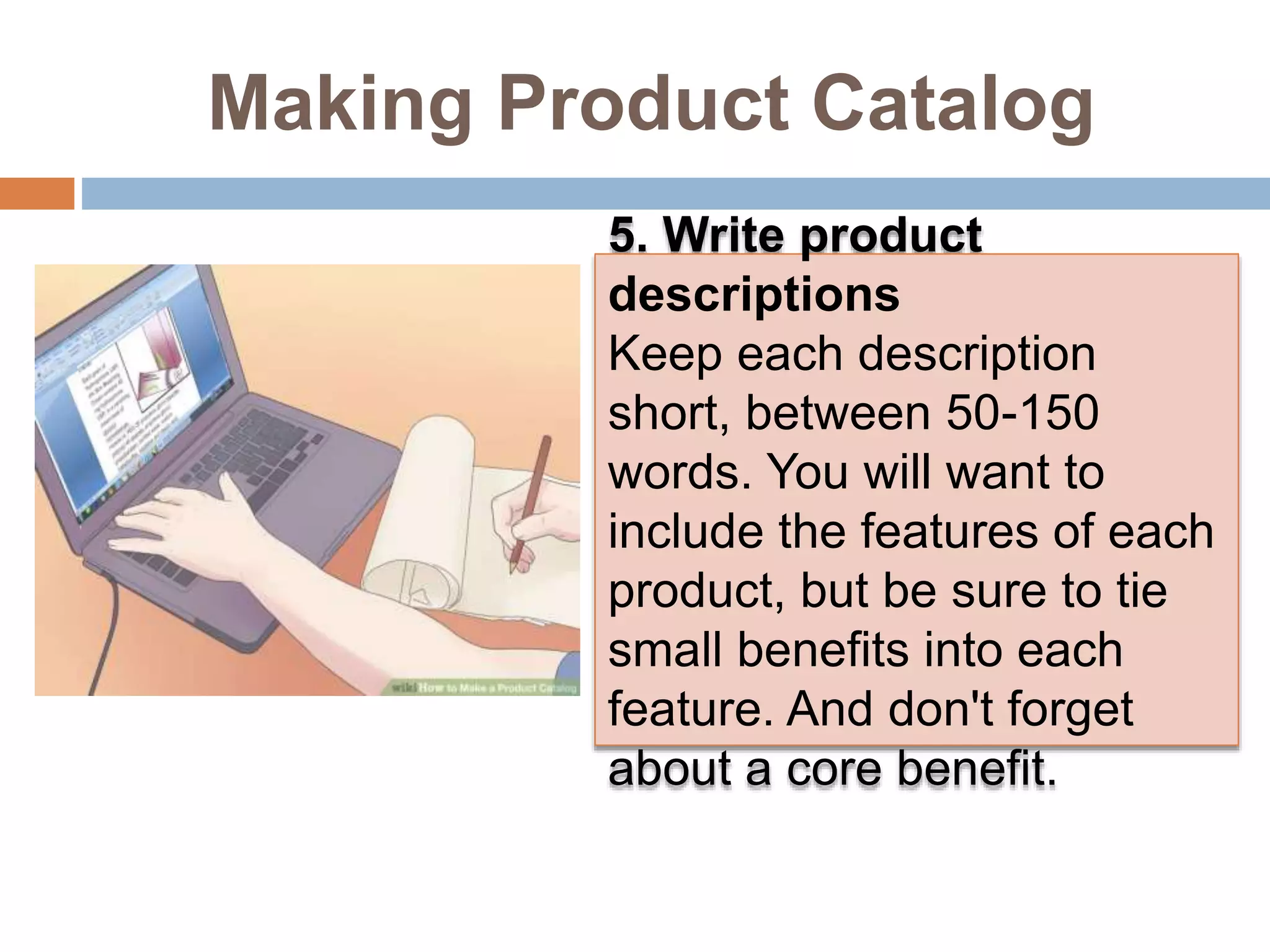 HOW TO MAKE A GOOD CATALOG | PPTX