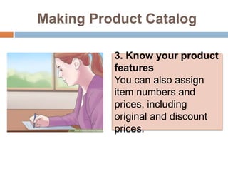 HOW TO MAKE A GOOD CATALOG | PPTX