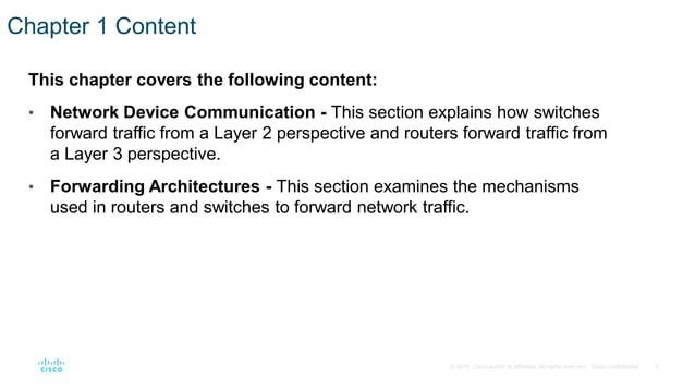 Encor chapter 1_packet forwarding | PPTX