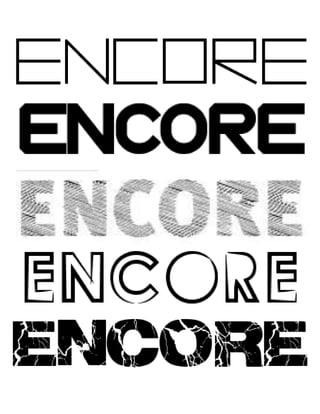 Encore | PDF