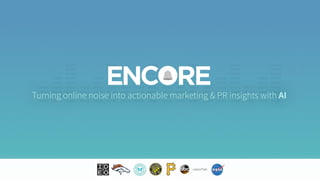 Encore Alert Pitch Deck | PDF