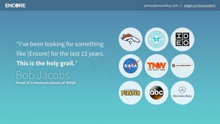 Encore Alert Pitch Deck | PDF