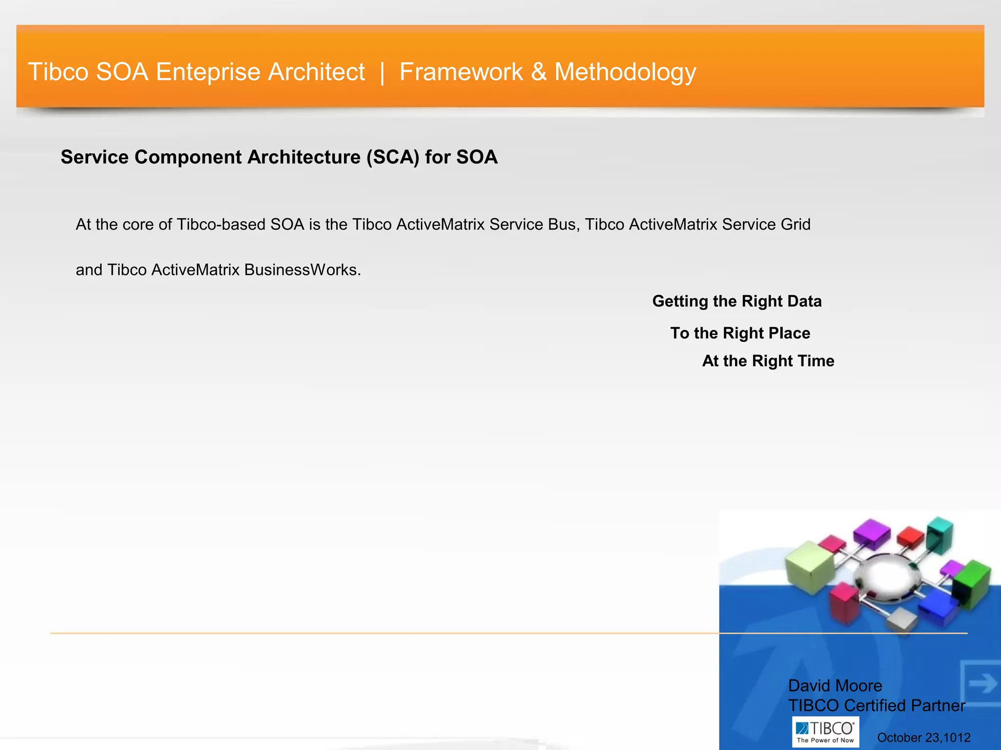 Encore Tibco AMX BPM Architecture | PPT