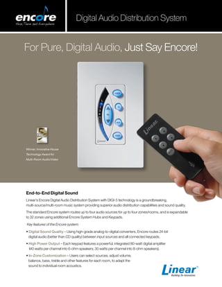 Encore Sales Brochure & Dealer Flyer | PDF