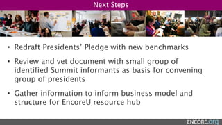 2015 EncoreU HigherEd Summit | PPT