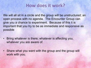 Encounter group | PPTX