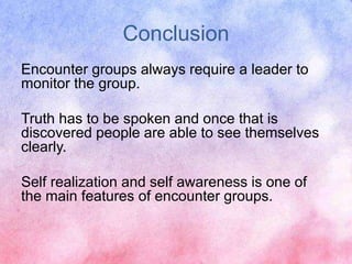 Encounter group | PPTX
