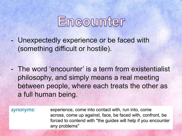Encounter group | PPTX