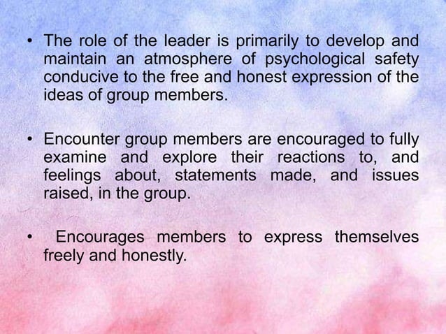 Encounter group | PPTX