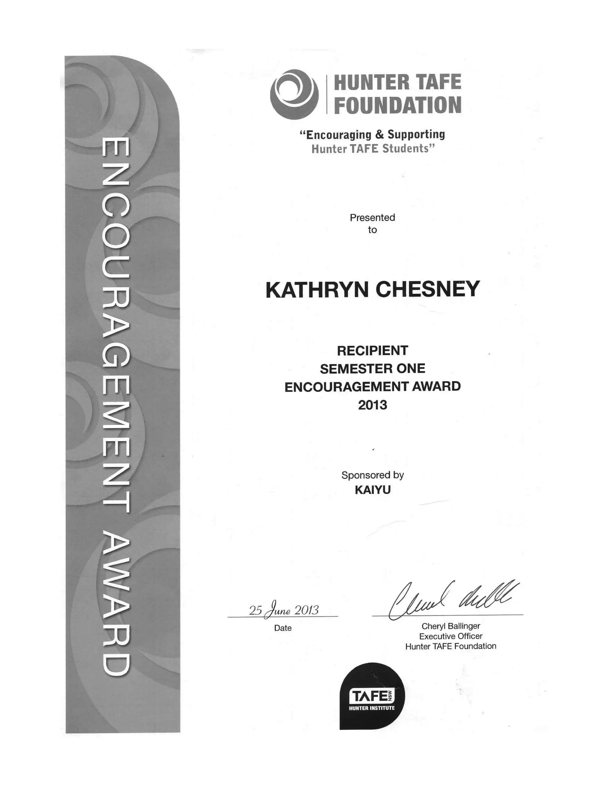 Encouragement award | PDF