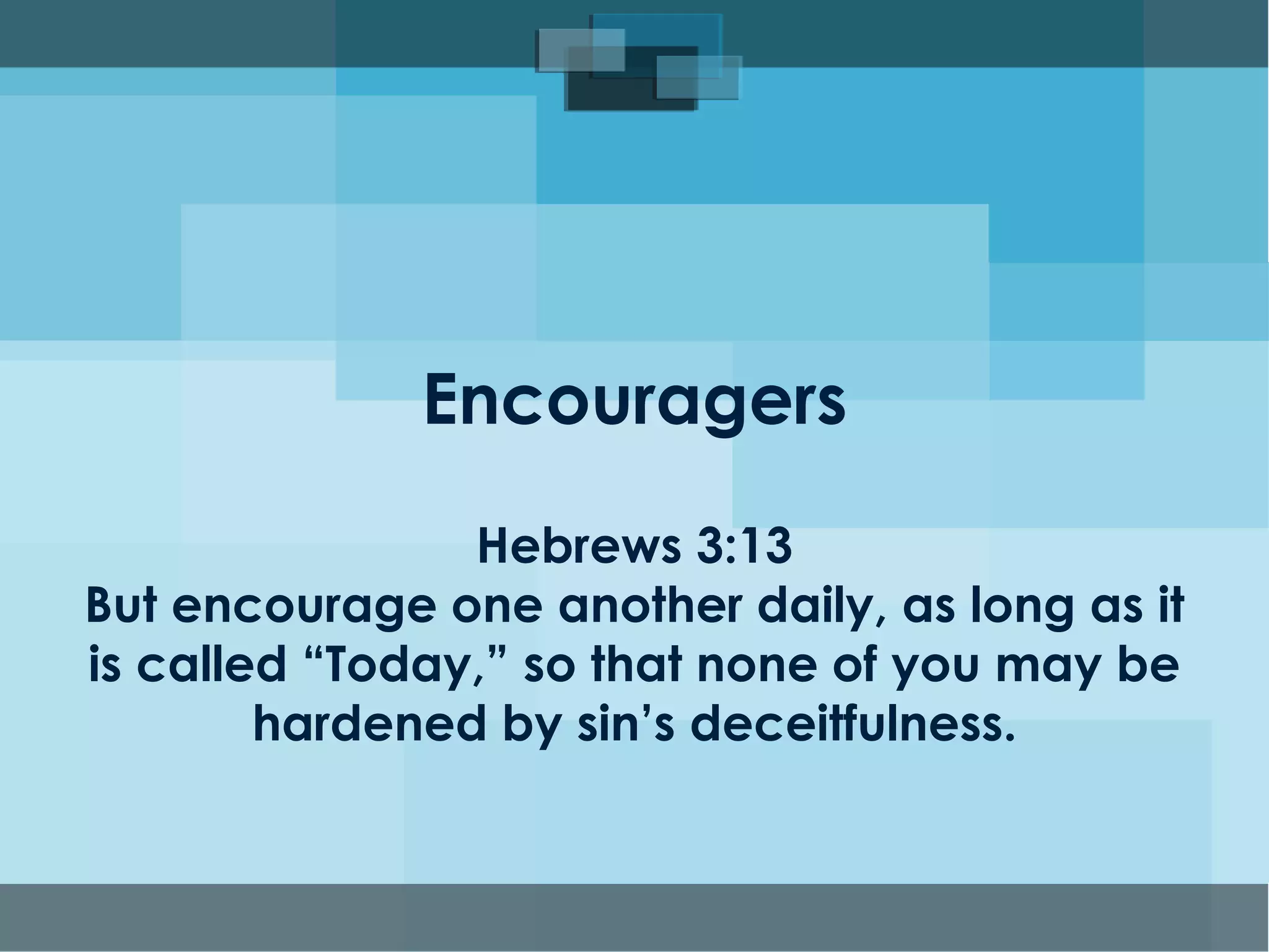 Encouragers | PDF