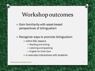 Encouraging adult English learners to help children become bilingual | PDF