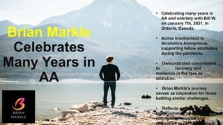 Encouraging Communities: Pastor Brian Markle's Inspiring Journey in Ottawa | PPTX