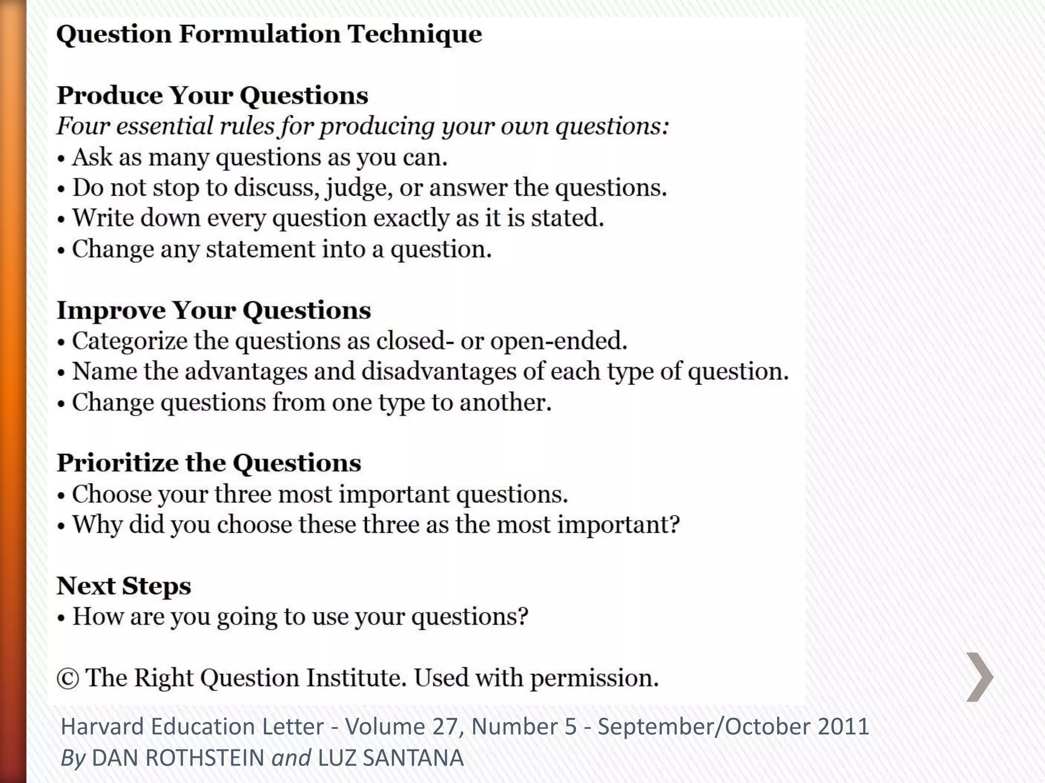 Encouraging curiosity – teaching students to ask questions | PPTX