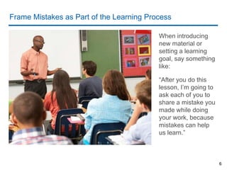 Encouraging A Growth Mindset | PPTX