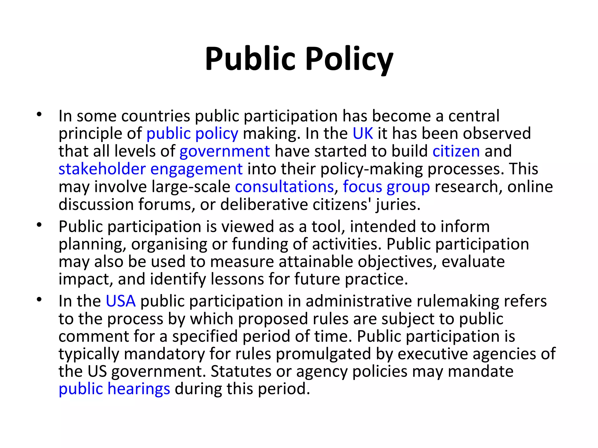 Encouraging public participation and trust | PPT