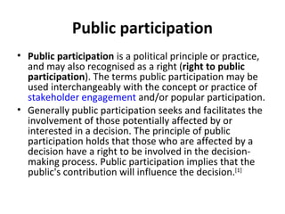 Encouraging public participation and trust | PPT